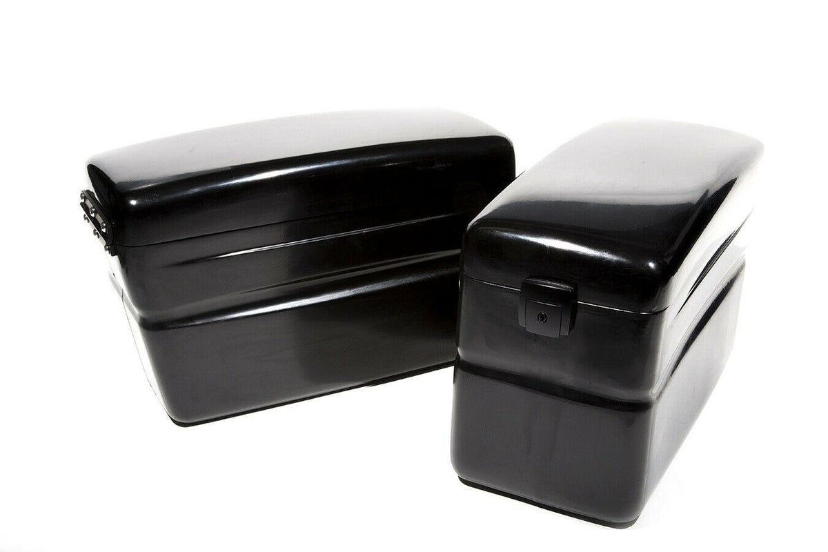 FXRP Police Saddlebags Pannier Harley Sportster Iron 883 1200 48 72 Ni